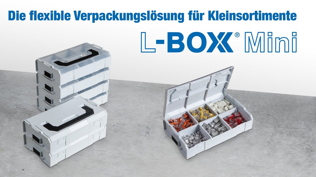 L-BOXX Mini - Die flexible Verpackungslösung für Kleinsortimente ...