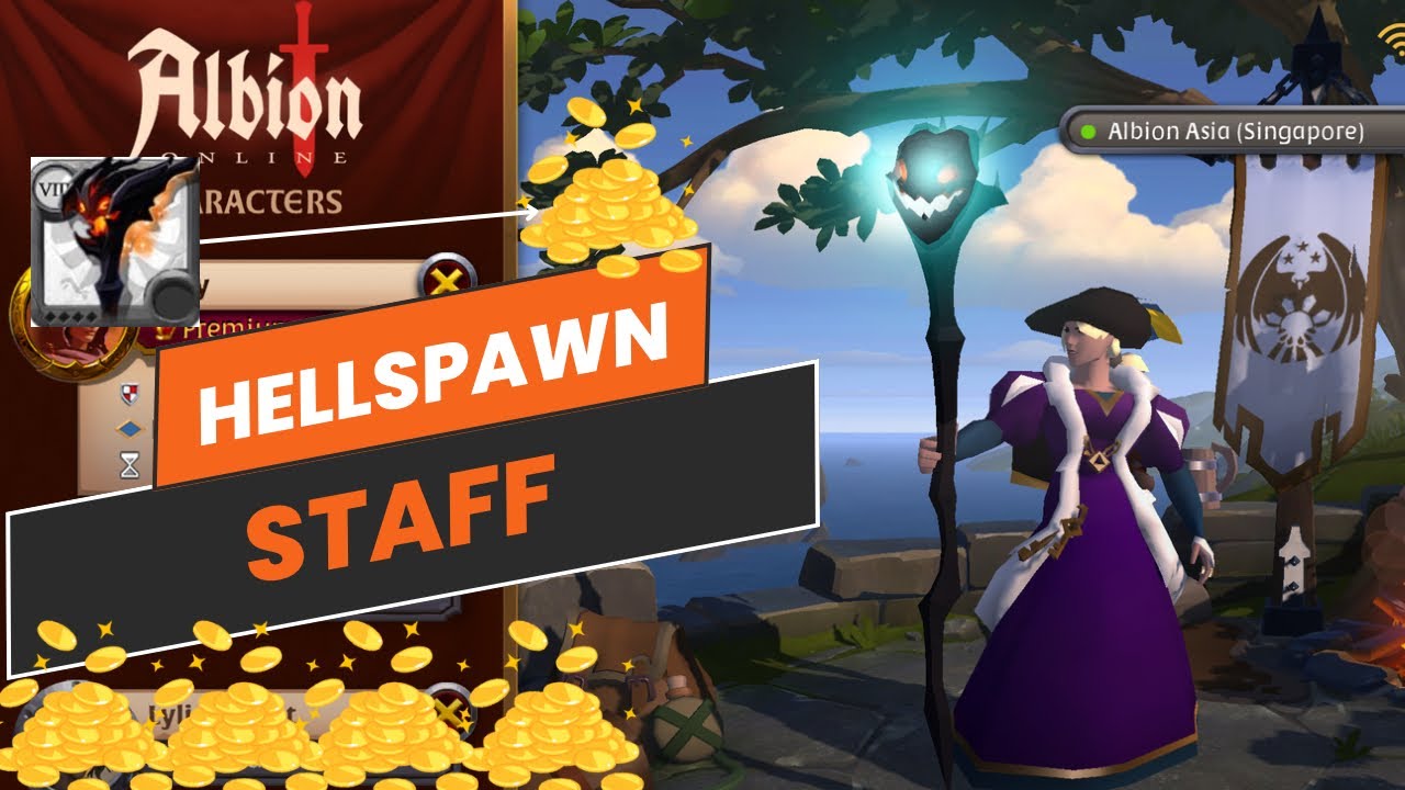 HELLSPAWN STAFF/Batman Mist | ALBION Online #2 - YouTube