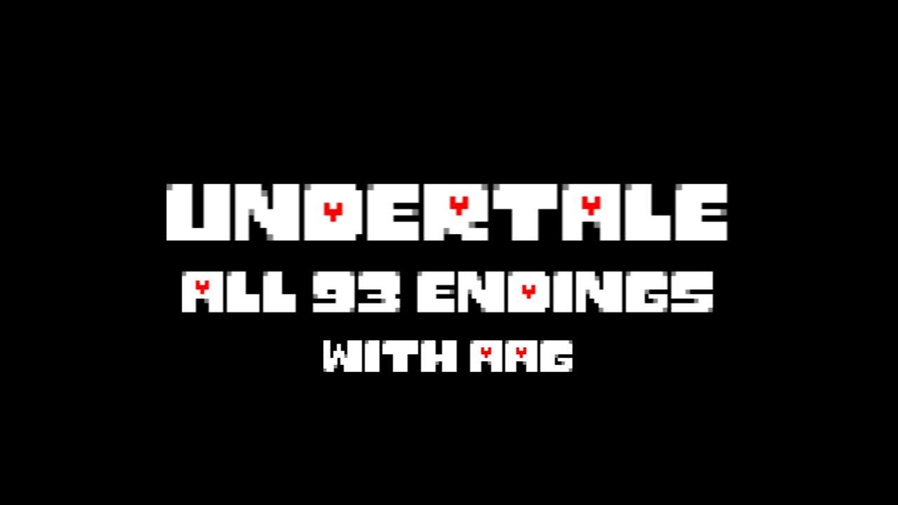 Getting All 93 Undertale Endings! (Stream 2) - YouTube