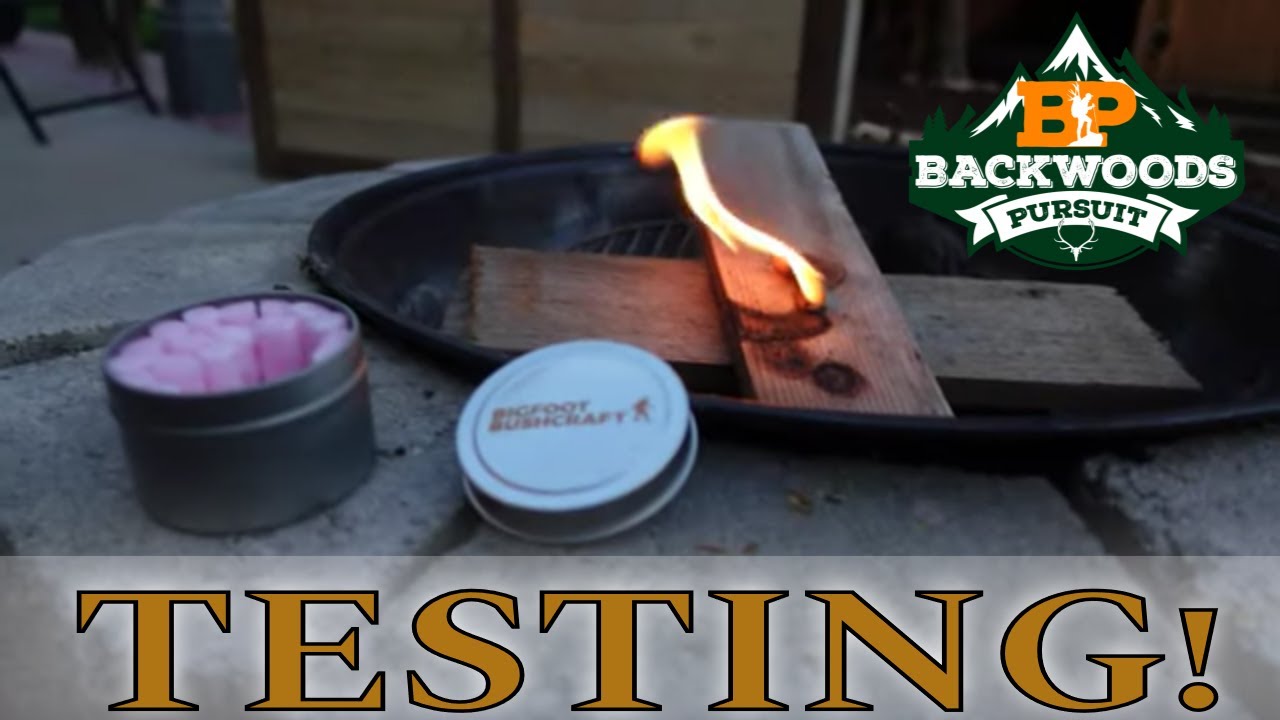 Fire Starter for Backpacking & Camping - Bigfoot Bushcraft Kit - YouTube