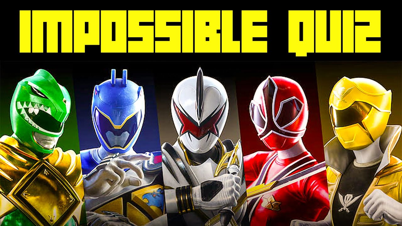 The Impossible Power Ranger Quiz - YouTube