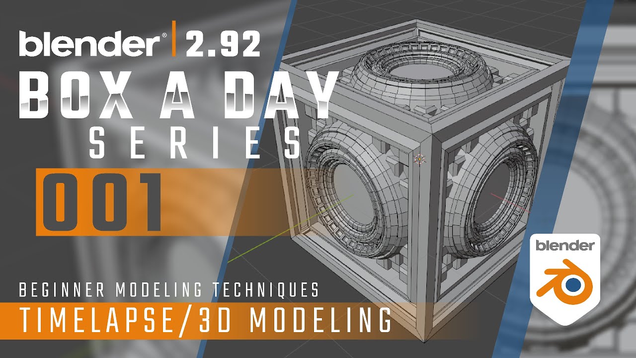 Blender 2.92 - Beginner - 3D Modeling - Box a Day Series - Box 001 ...