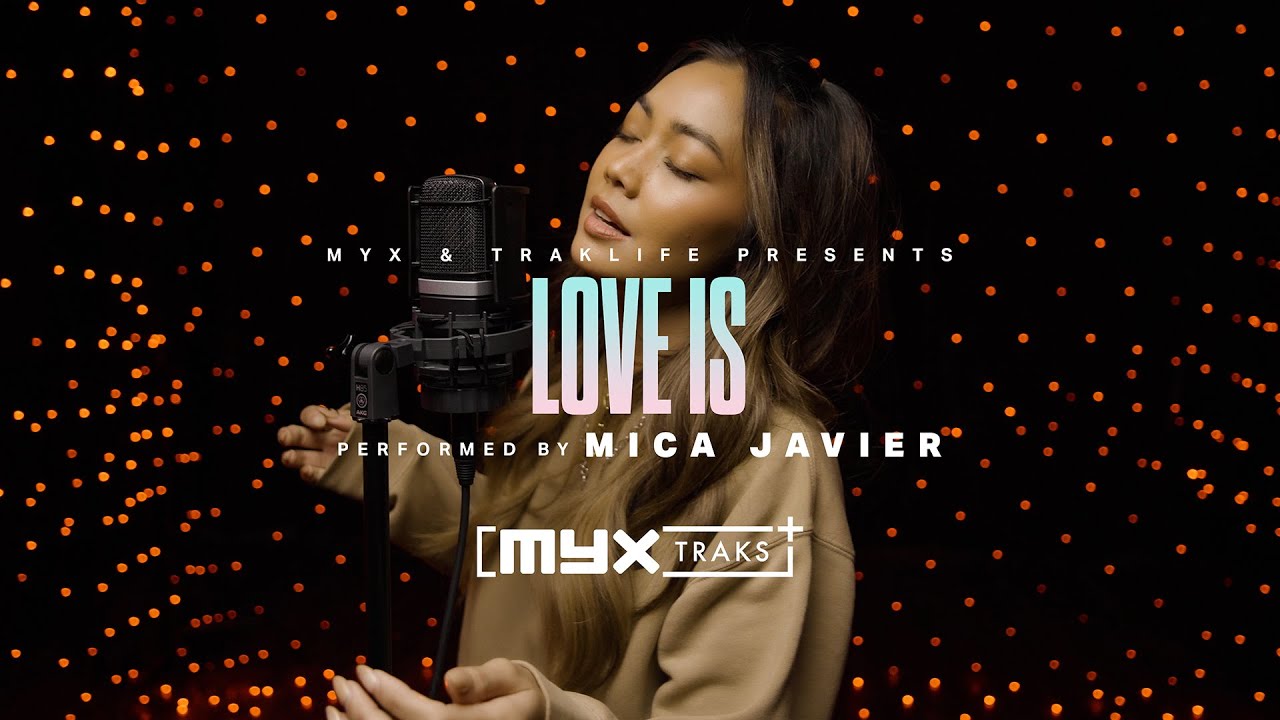 MYX TRAKS: Mica Javier "Love Is" Live Performance - YouTube