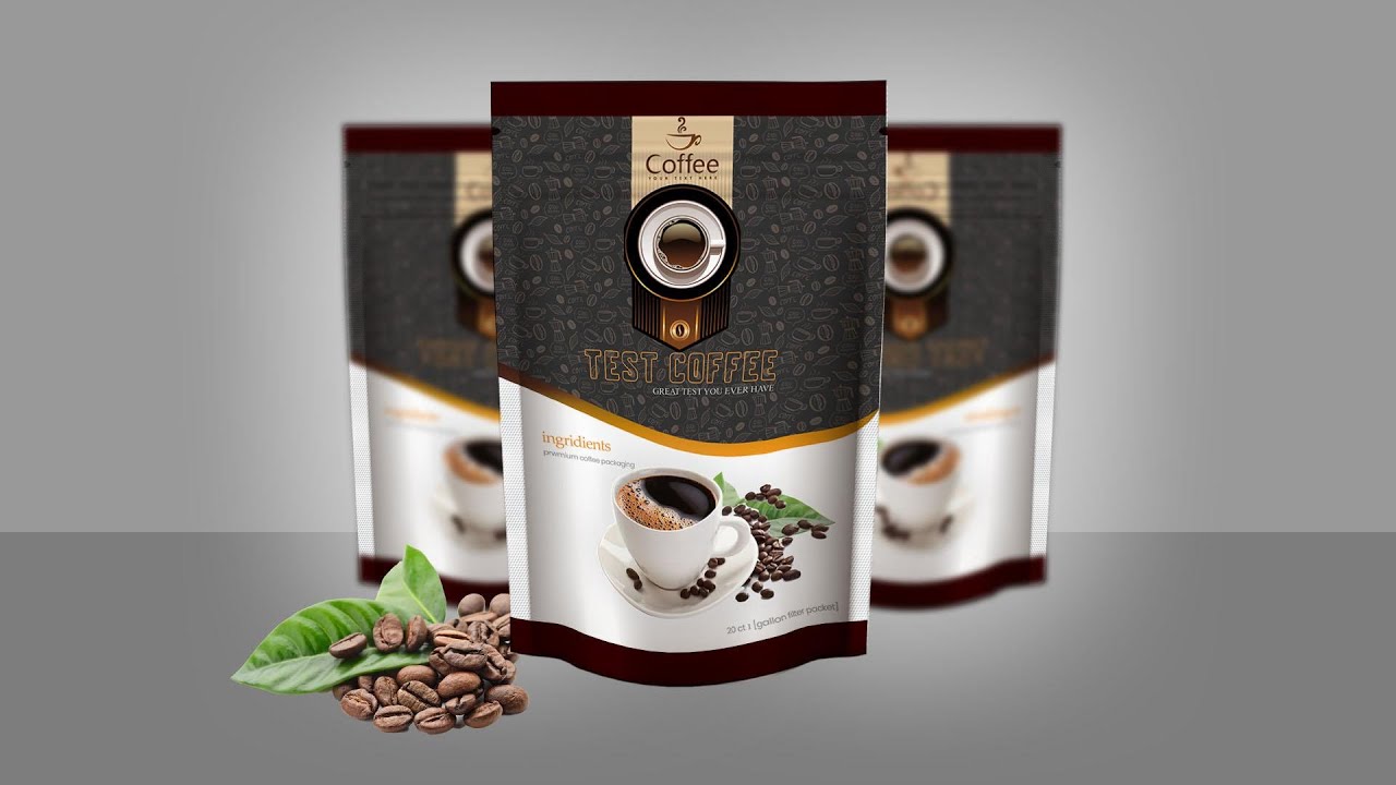 product packaging label design with mockup setup in photoshop. # ...