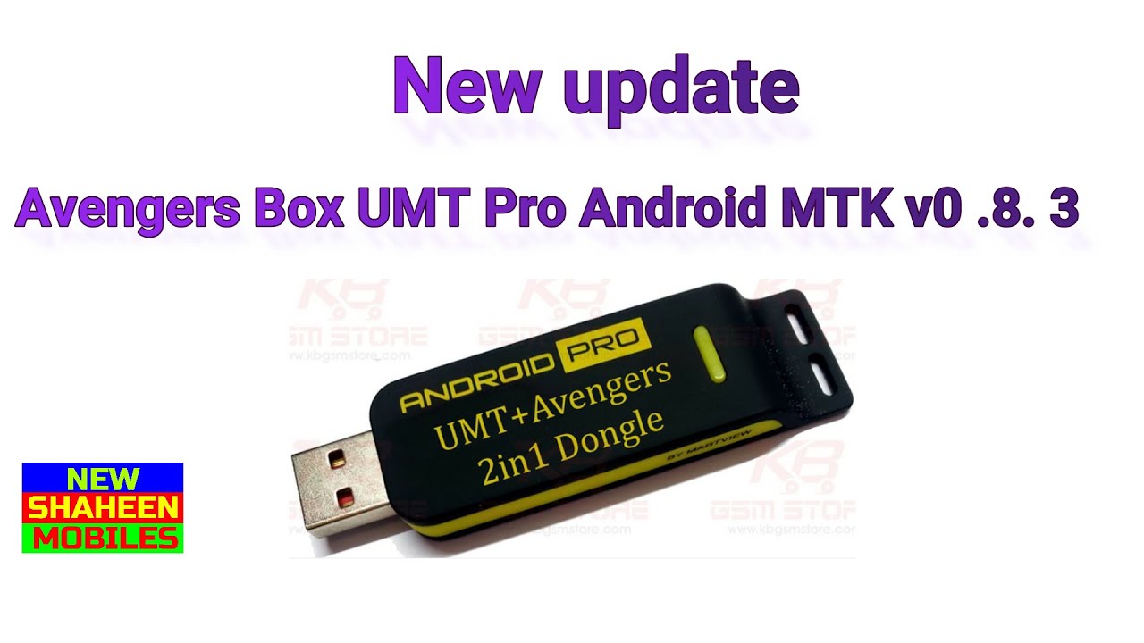 New update Avengers Box UMT Pro Android MTK v0 .8. 3 - YouTube