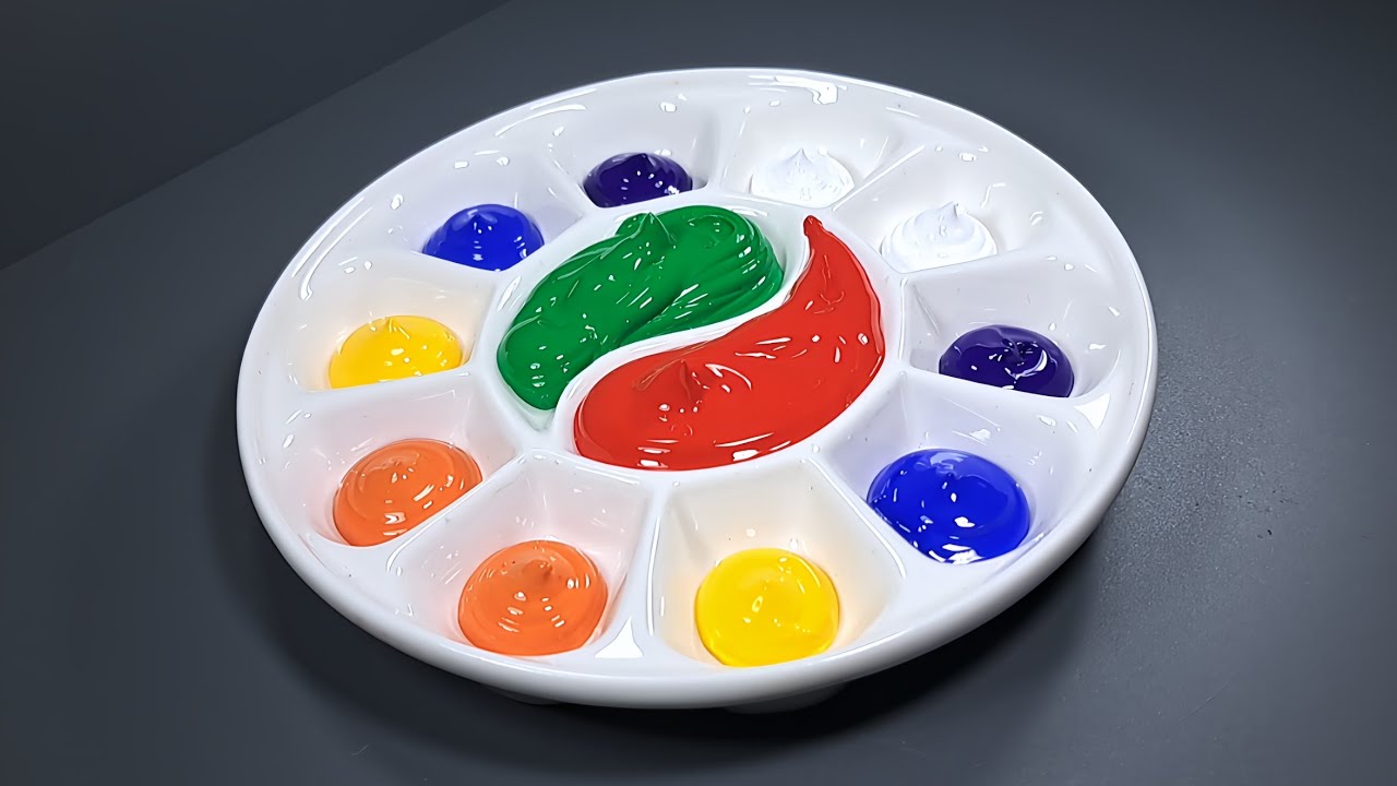 RED VS GREEN | 10 New Color Formulas Created from Rainbow Colors ...