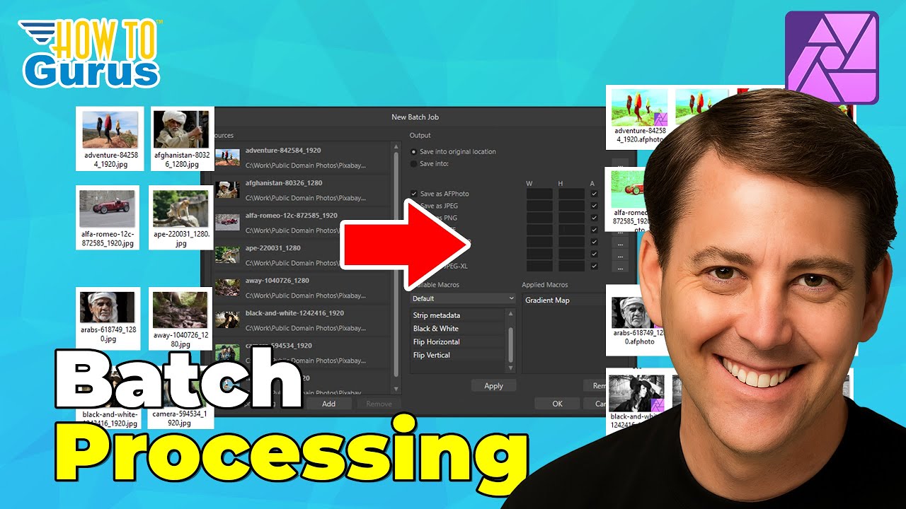 Save HOURS with Affinity Photo Batch Processing (Step-by-Step Guide ...