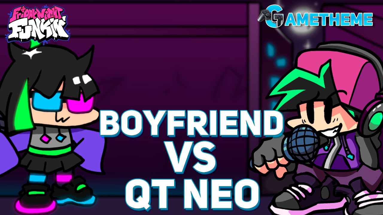 FNF Boyfriend VS QT Neo (FNF Mod) | FNF VS QT Neo - YouTube