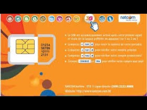 FÒK (NATCOM)AK(DIGICEL) REYINISYALIZE KAT SIM RESIKLE YO - YouTube