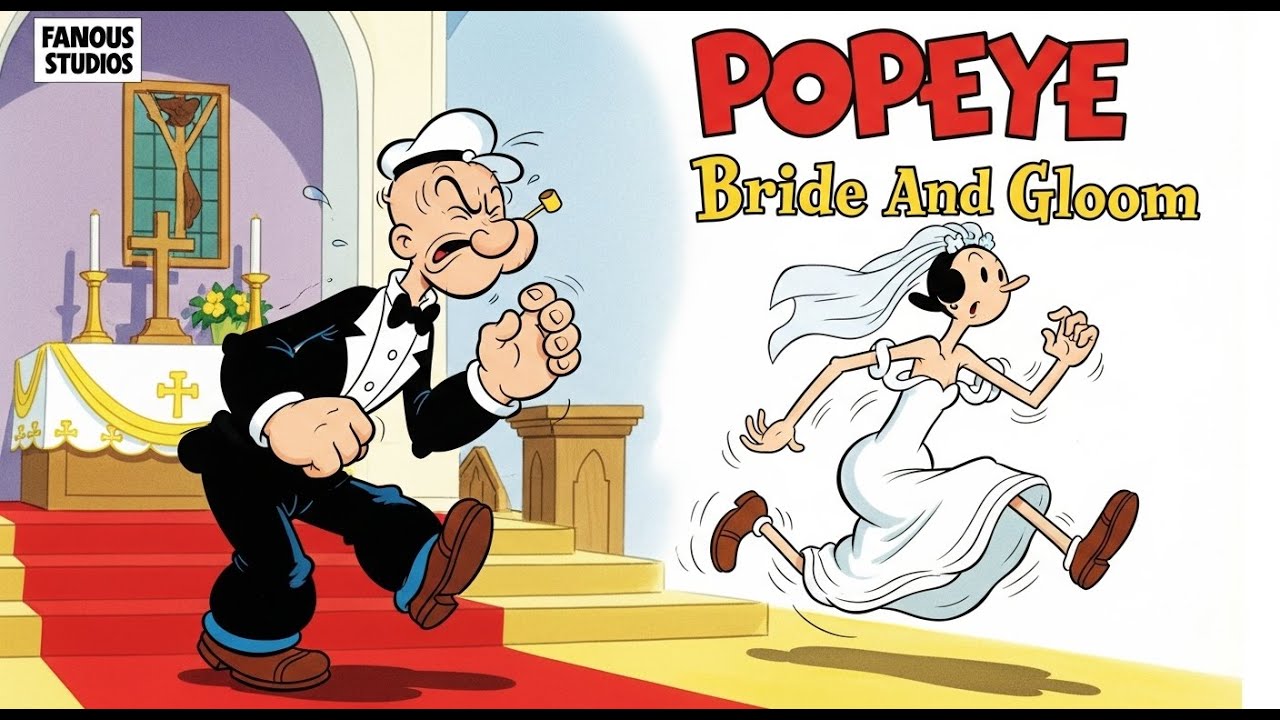 Popeye: Bride And Gloom (1954) - A Marriage Disaster! - YouTube