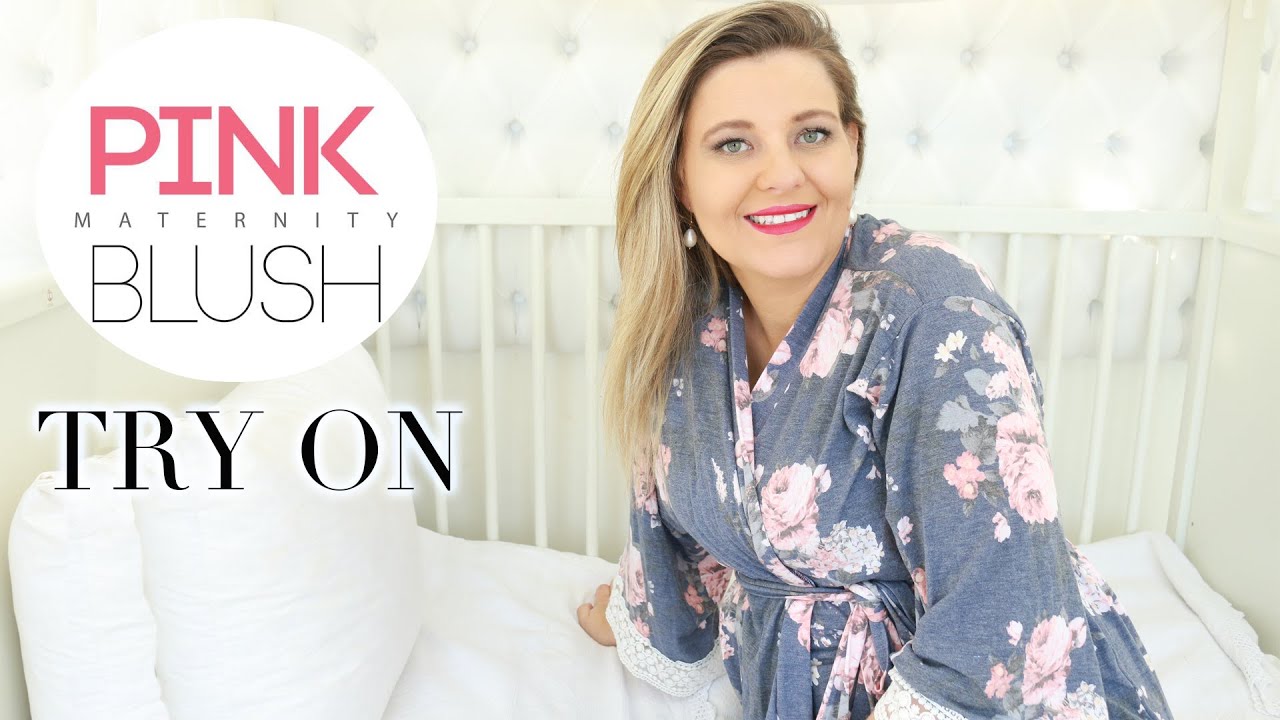 PINK BLUSH MATERNITY - Fashion Haul & Try On - YouTube