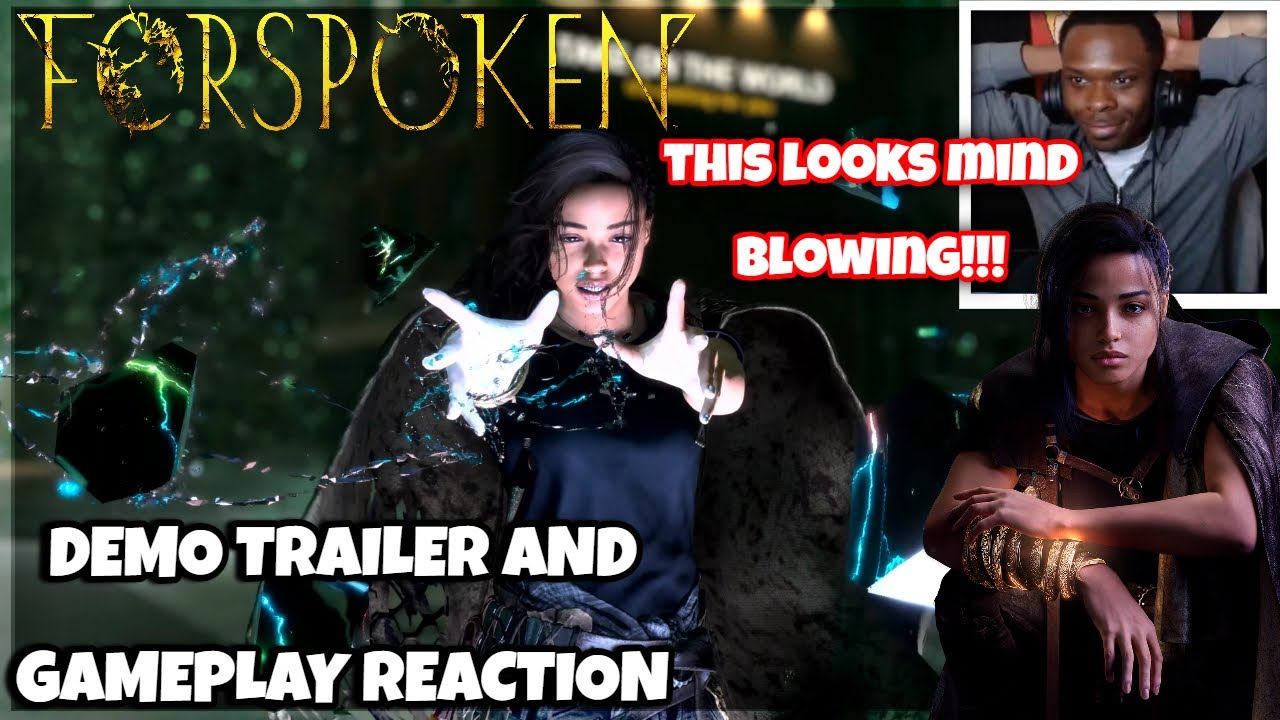 FORESPOKEN DEMO ANNOUNCE TRAILER & GAMEPLAY REACTION!!! (Holy Sh ...