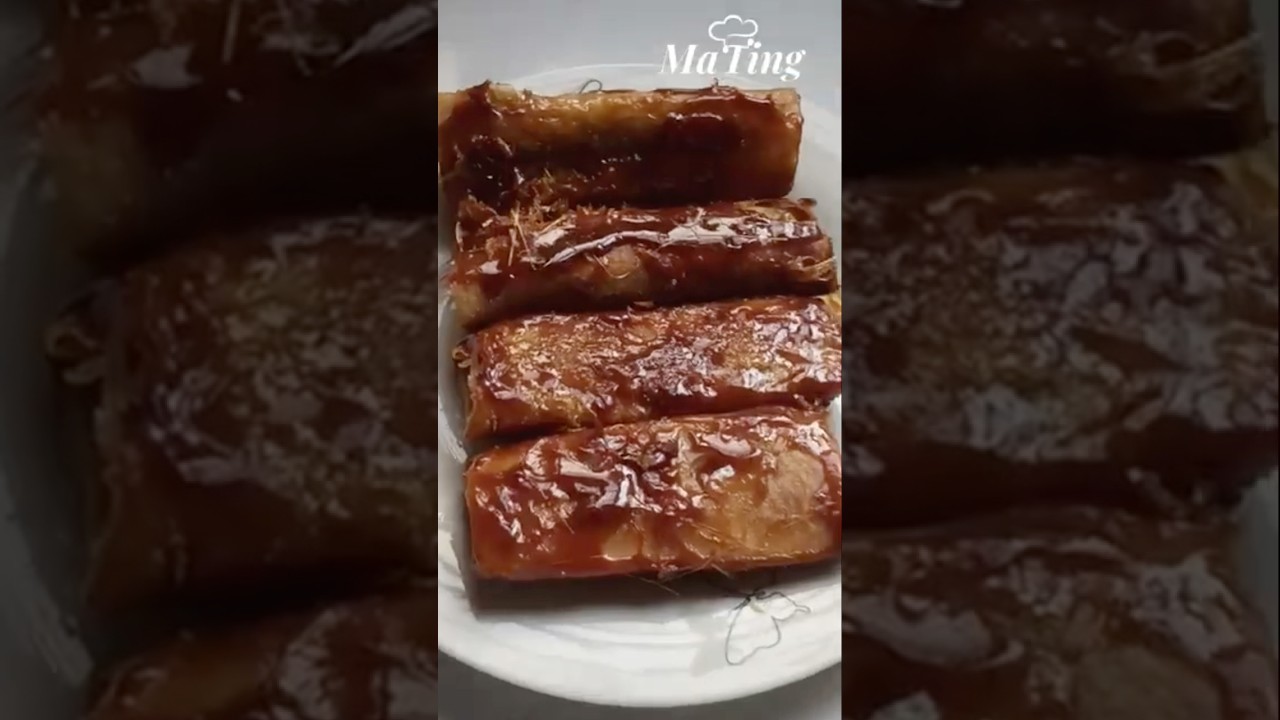HOW TO COOK TURON | Filipino Dessert recipe #cooking #budgetulam #food ...
