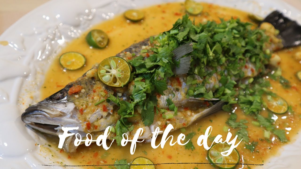 steam fish with lemon and garlic - YouTube
