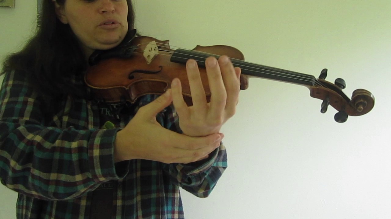 Beginner Series #0C Holding the Violin and Placing Fingers - Free ...