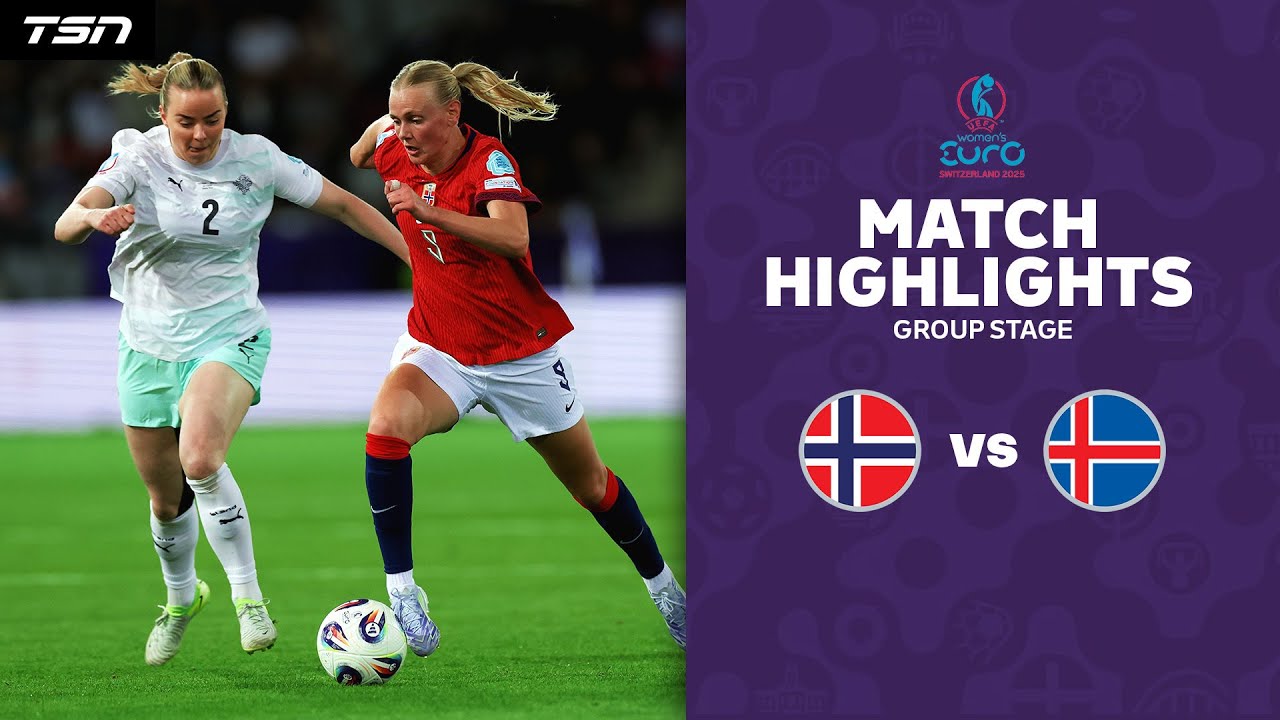Norway vs. Iceland FULL HIGHLIGHTS | 2025 UEFA Women's European ...