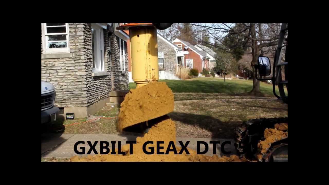 GXBILT GEAX DTC 50 DEEP FOUNDATION RIG - YouTube