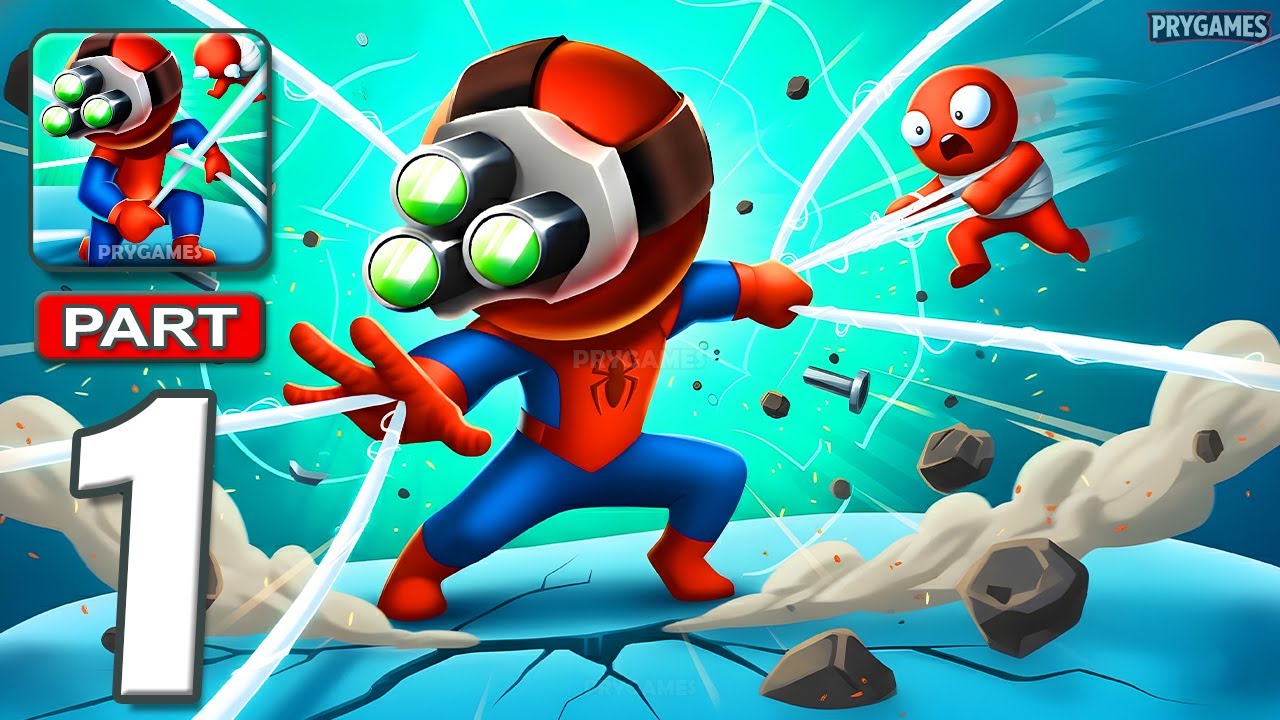 Webbi Boi 3D - Gameplay Walkthrough Part 1 - Web Spider Shooter ...