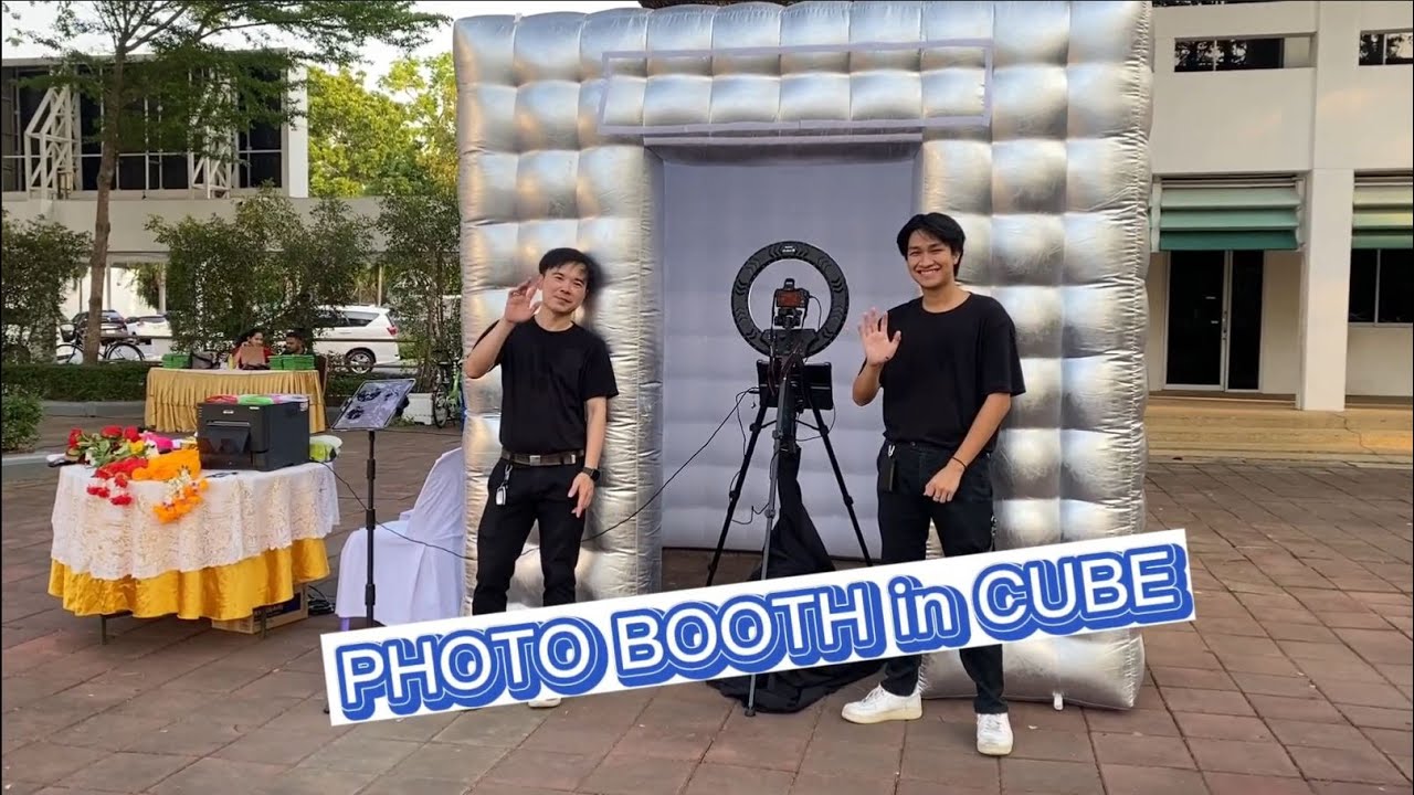 Photo booth in Cube : ห้องถ่ายรูปทรงคิวบ์ จุคนได้เพียบ 🌟 - YouTube