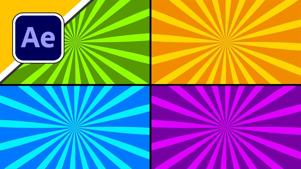 How to Create an Animated Starburst Background in After Effects ...