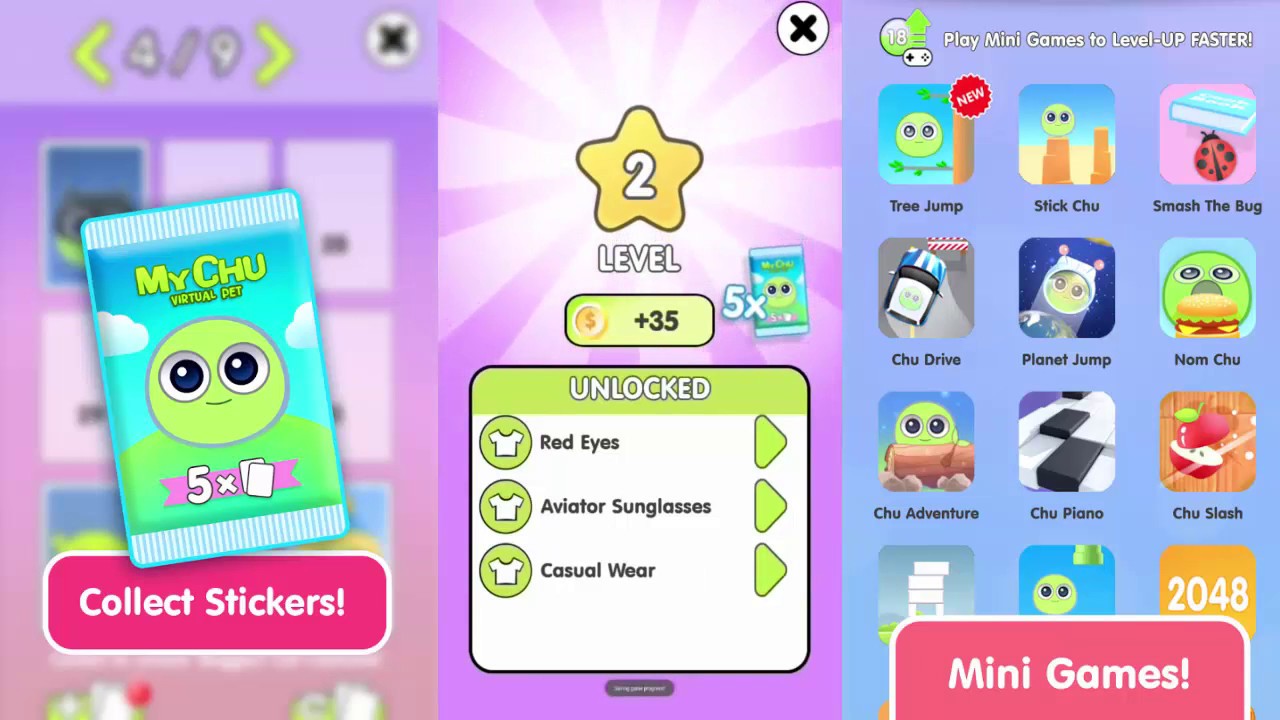 My Chu Virtual Pet - [Game For Kids Android IOS] Free - YouTube