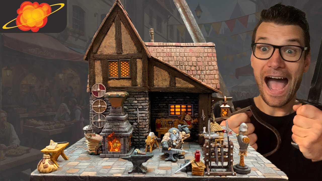 I Made a Blacksmith for D&D and Warhammer - YouTube