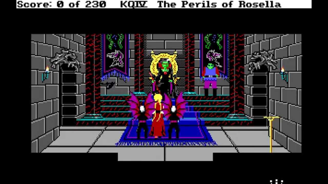DOS Game: King's Quest IV - The Perils of Rosella - YouTube