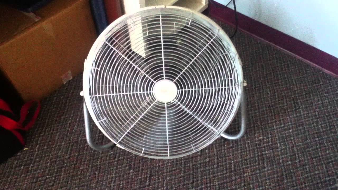PowerMax 20" HV Fan (we still have this fan at Church) - YouTube
