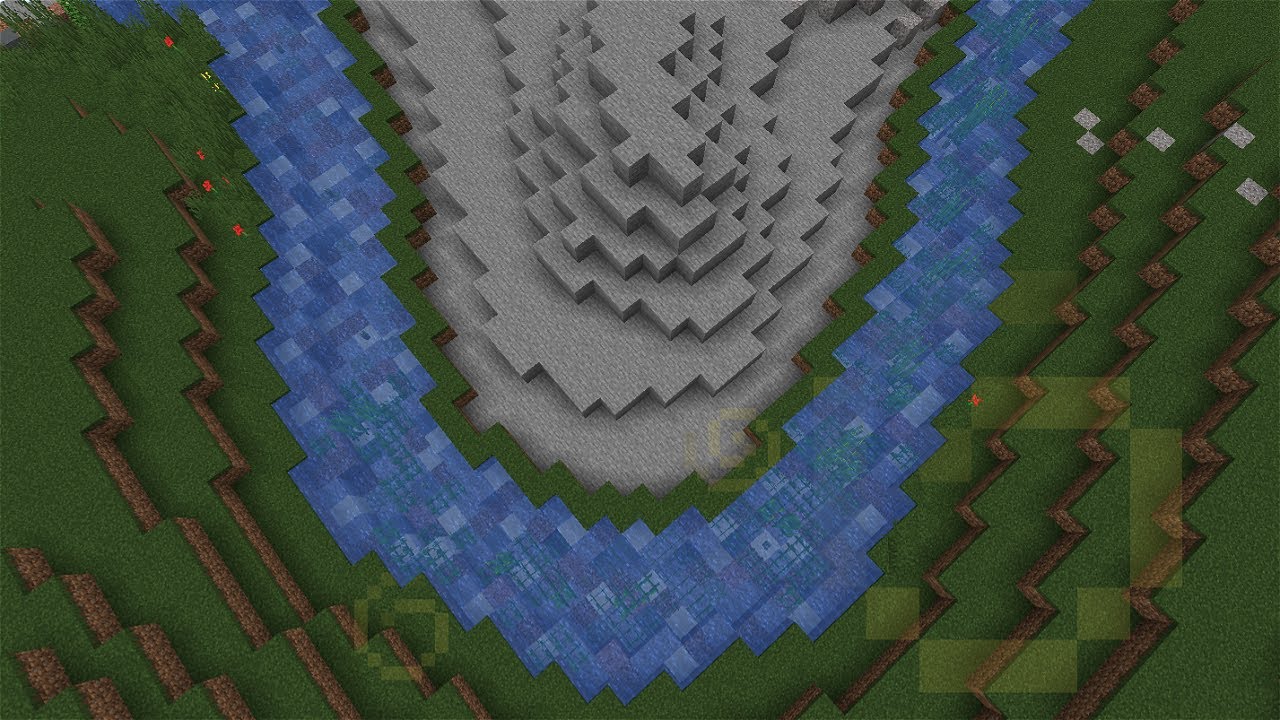 Minecraft river tutorial - YouTube