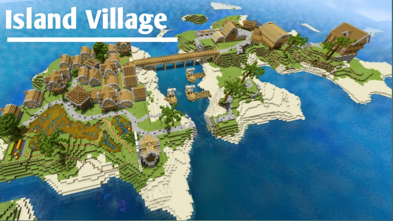 Island Village|Minecraft Timelapse|Jee Builds - YouTube
