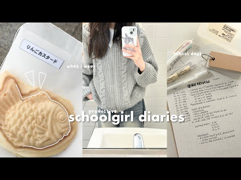 schoolgirl diaries: productive, what i wear, hanging out with friends, life as a student