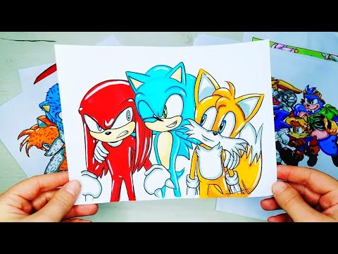 Sonic Team Drawings Collection - YouTube