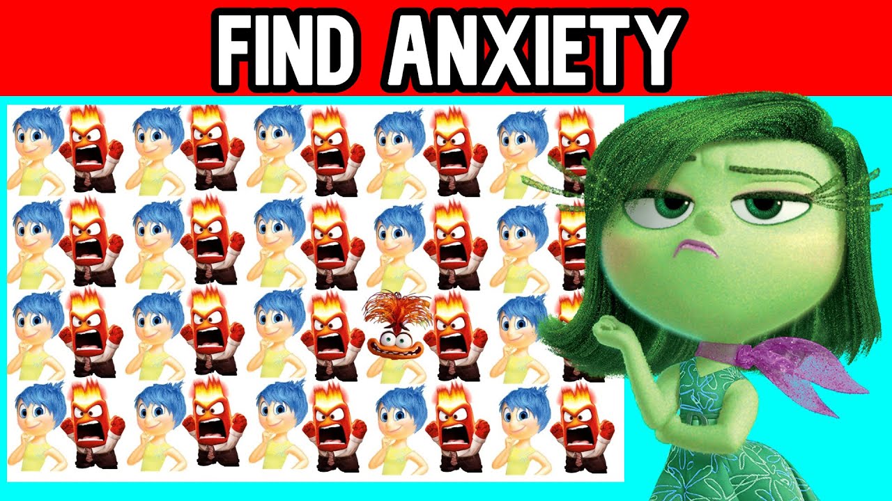 Guess The Hidden Inside Out 2 Character | Disney Pixar's Inside Out 2 ...