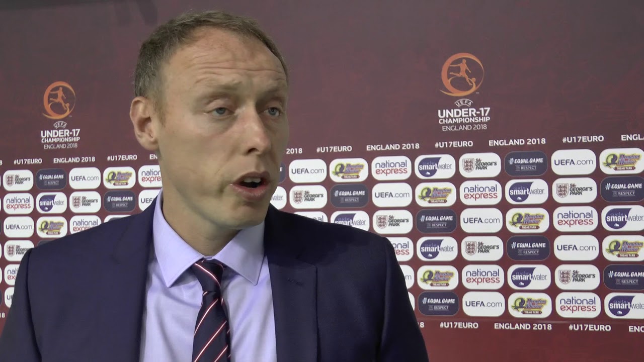 Interview with Steve Cooper after U17 Euro draw - YouTube
