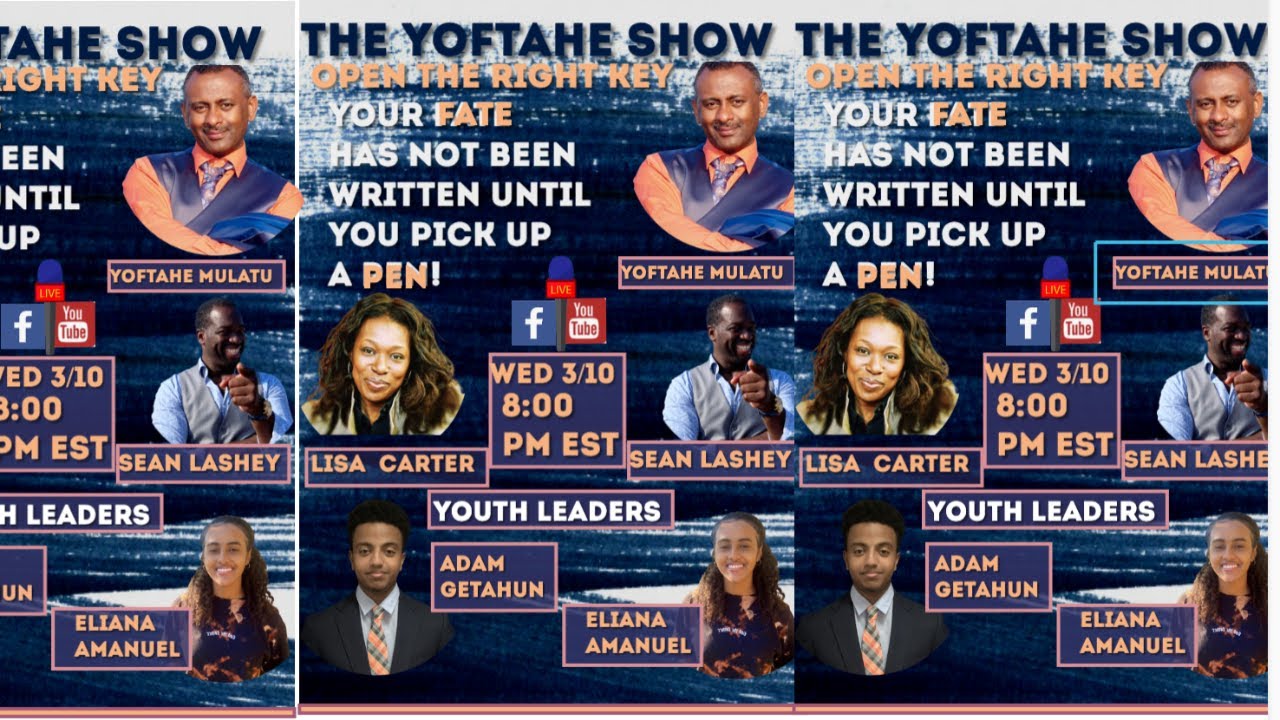 “If you want to change the world, pick up your pen and write.” MLK The Yoftahe Show - YouTube