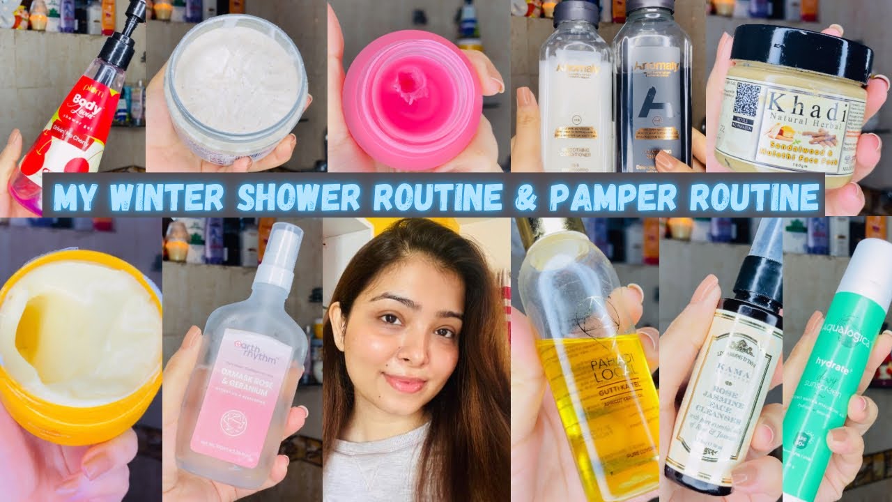 My Winter Shower Routine And Pamper Routine || Realistic And Affordable ...