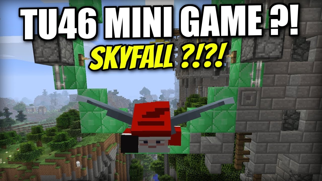 Minecraft PS4 - NEW TU46 MINI GAME ?! SKYFALL ?! ( XBOX / PS3 / WII U ...