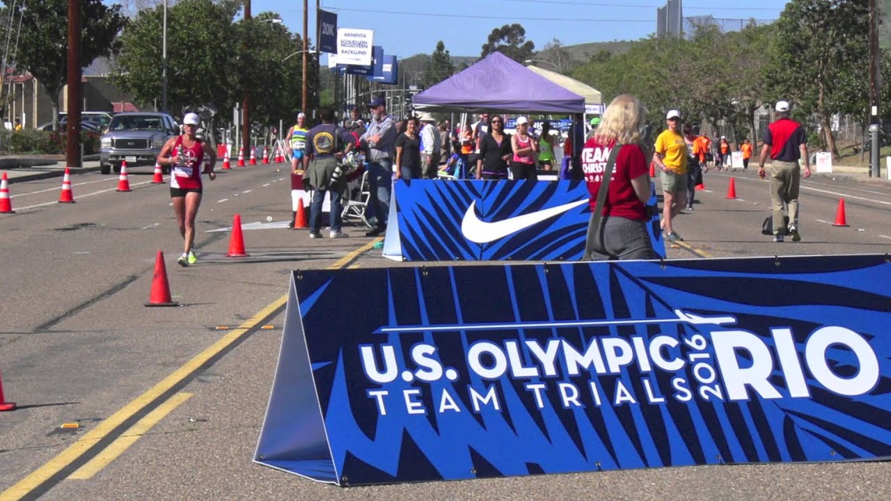 50K and 20K Race Walk in San Diego - YouTube