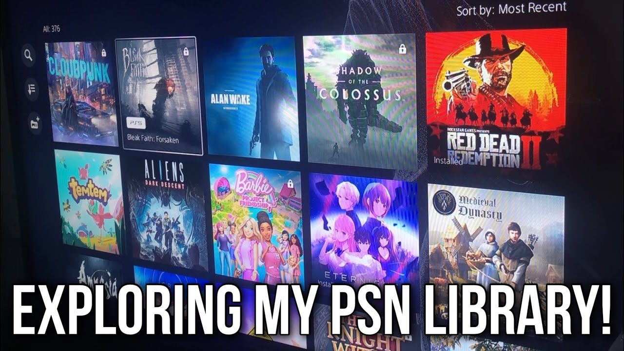 Exploring My PSN Library - Relaxing Talk Time - YouTube