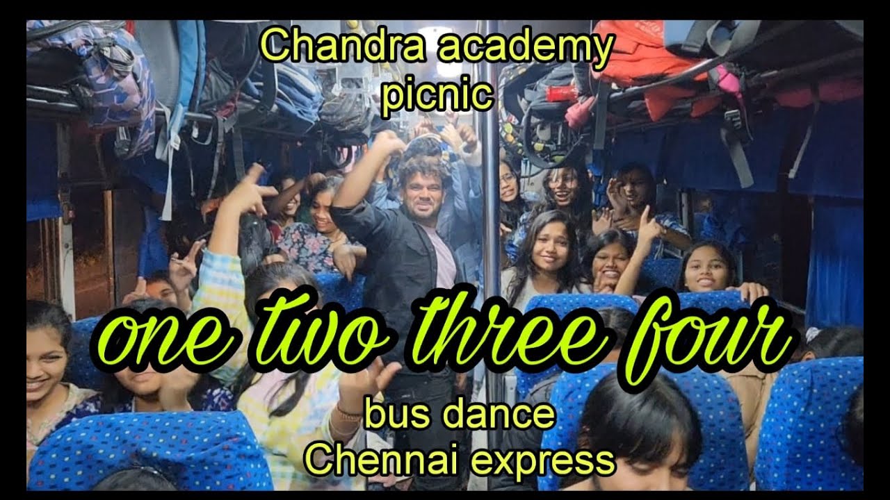 1 2 3 4... Get on the dance floor || Bus Dance || Chandra Academy ...