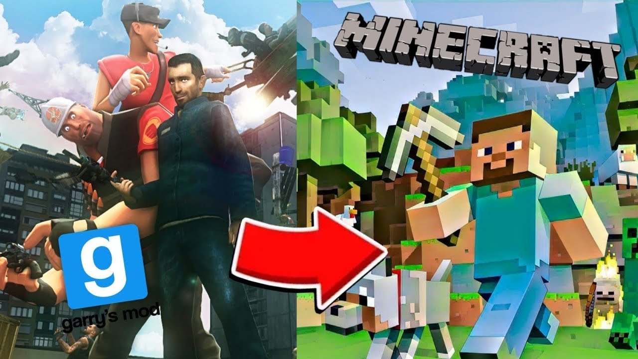 Garry's Mod + Minecraft - YouTube