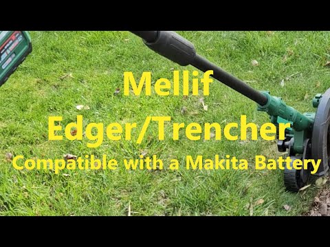 How Does the Cordless Mellif 2 in 1 Edger/Trencher Work? Compatible with a Makita 18V Battery!