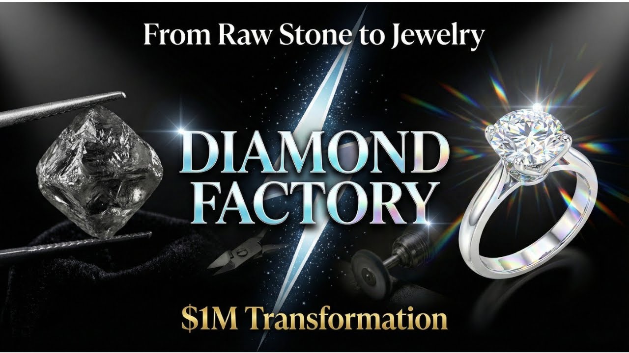 Inside the Diamond Factory – From Raw Stone to Million Dollar Jewelry ...