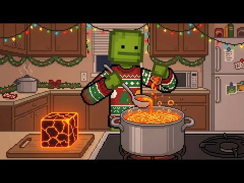 Melon Playground: Eating LAVA NOODLES?! 🍜🔥 (Christmas ASMR)