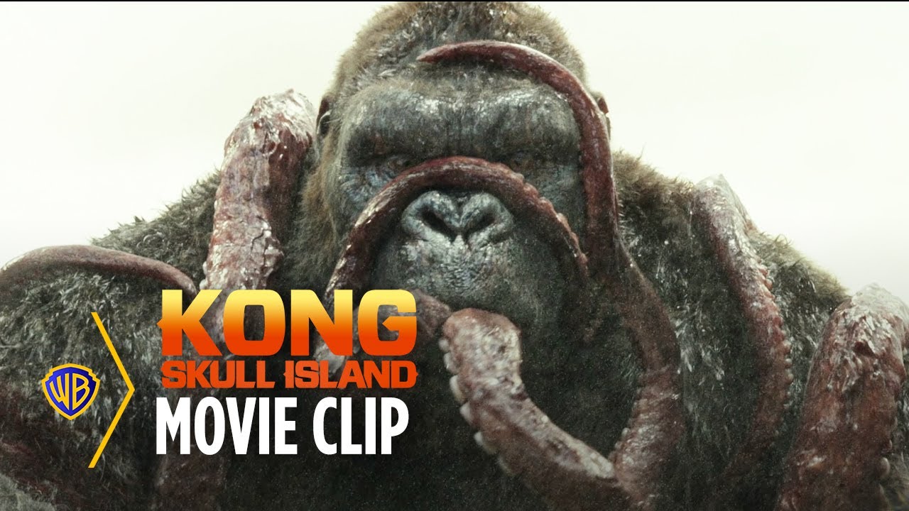 Kong: Skull Island | Mire Squid vs. Kong | Warner Bros. Entertainment - YouTube