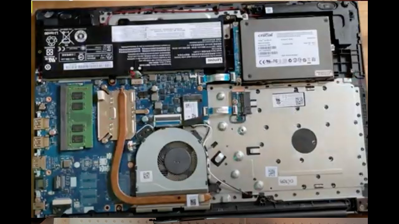 Lenovo IdeaPad 130 15AST 81H5 - SSD Upgrade - YouTube