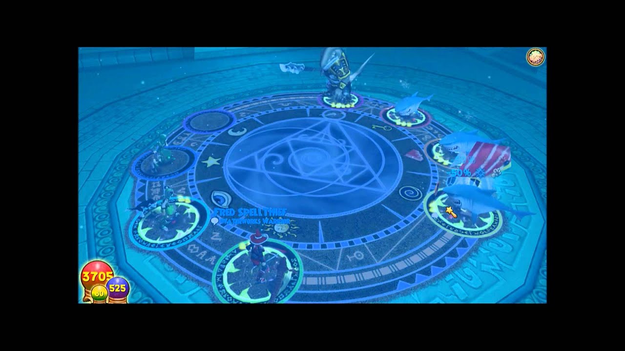 Wizard101- Auquila Atlantea Full Dungeon - YouTube