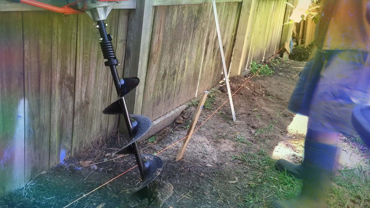 Powermate Auger 43cc - YouTube