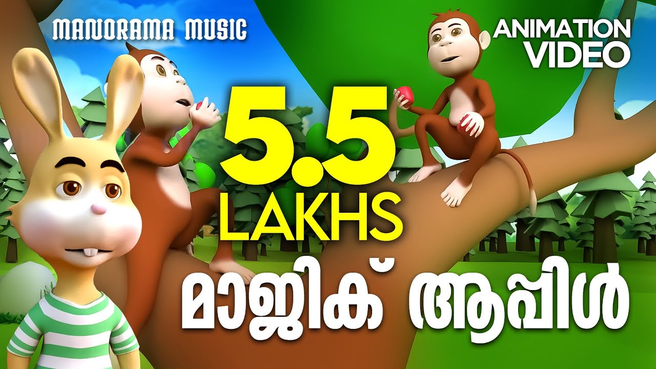 Magic Apple | Animation Video | Latest Malayalam Animation Video | Kids ...