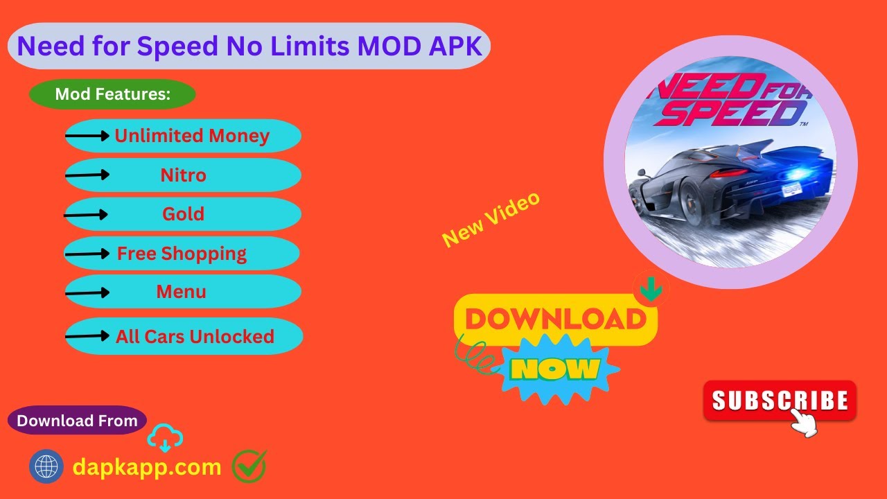 Need for Speed No Limits MOD APK 8.3.1 Unlimited Money and Nitro. - YouTube